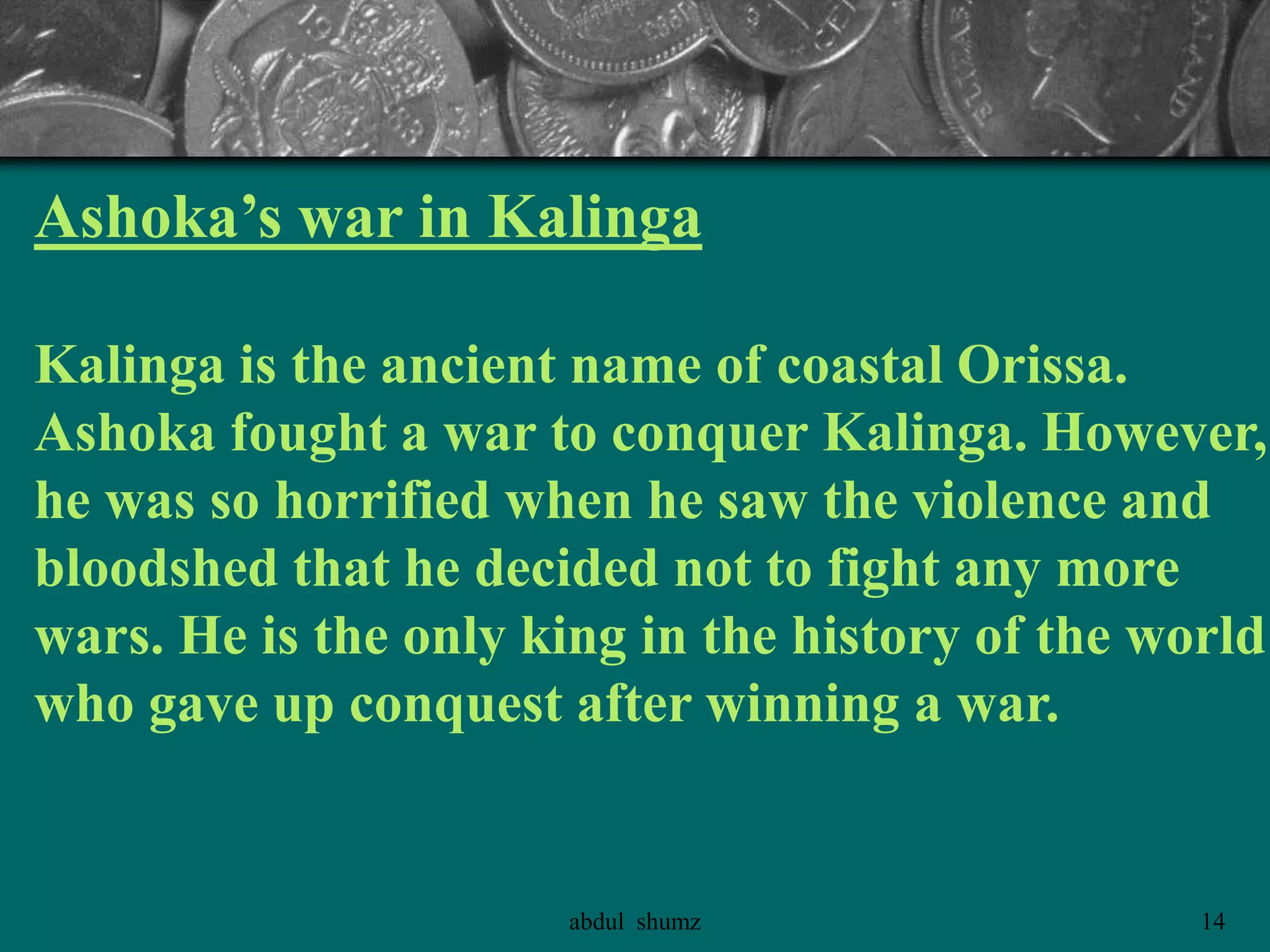 Ashoka History class 6 cbse | PDF