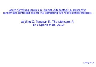 Carl Askling - Sprinting-type vs stretching-type of acute hamstring ...