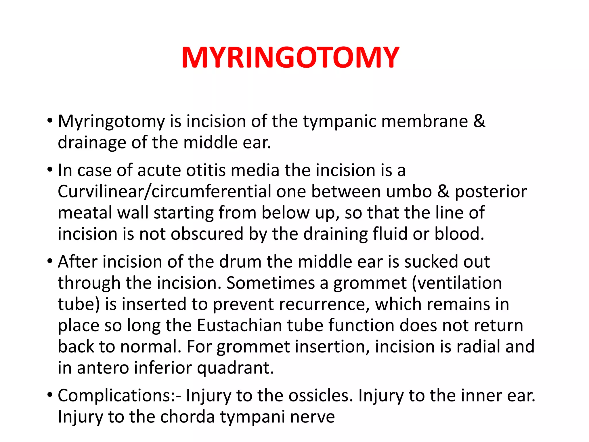 ACUTE SUPPURATIVE OTITIS MEDIA | PPTX