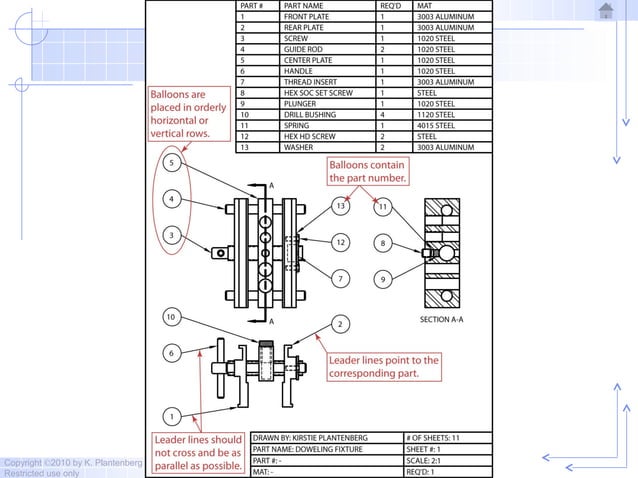 6 assembly drawings | PPT | Drawing and Sketching | Arts and Crafts