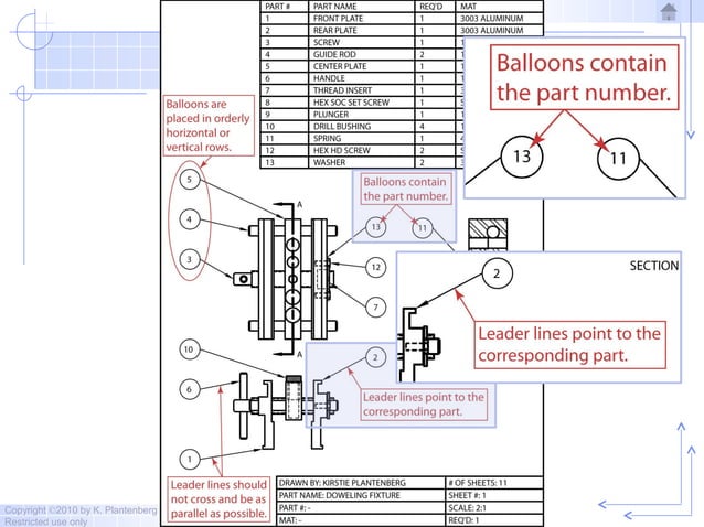 6 assembly drawings | PPT | Drawing and Sketching | Arts and Crafts