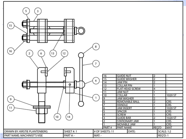 6 assembly drawings | PPT | Drawing and Sketching | Arts and Crafts