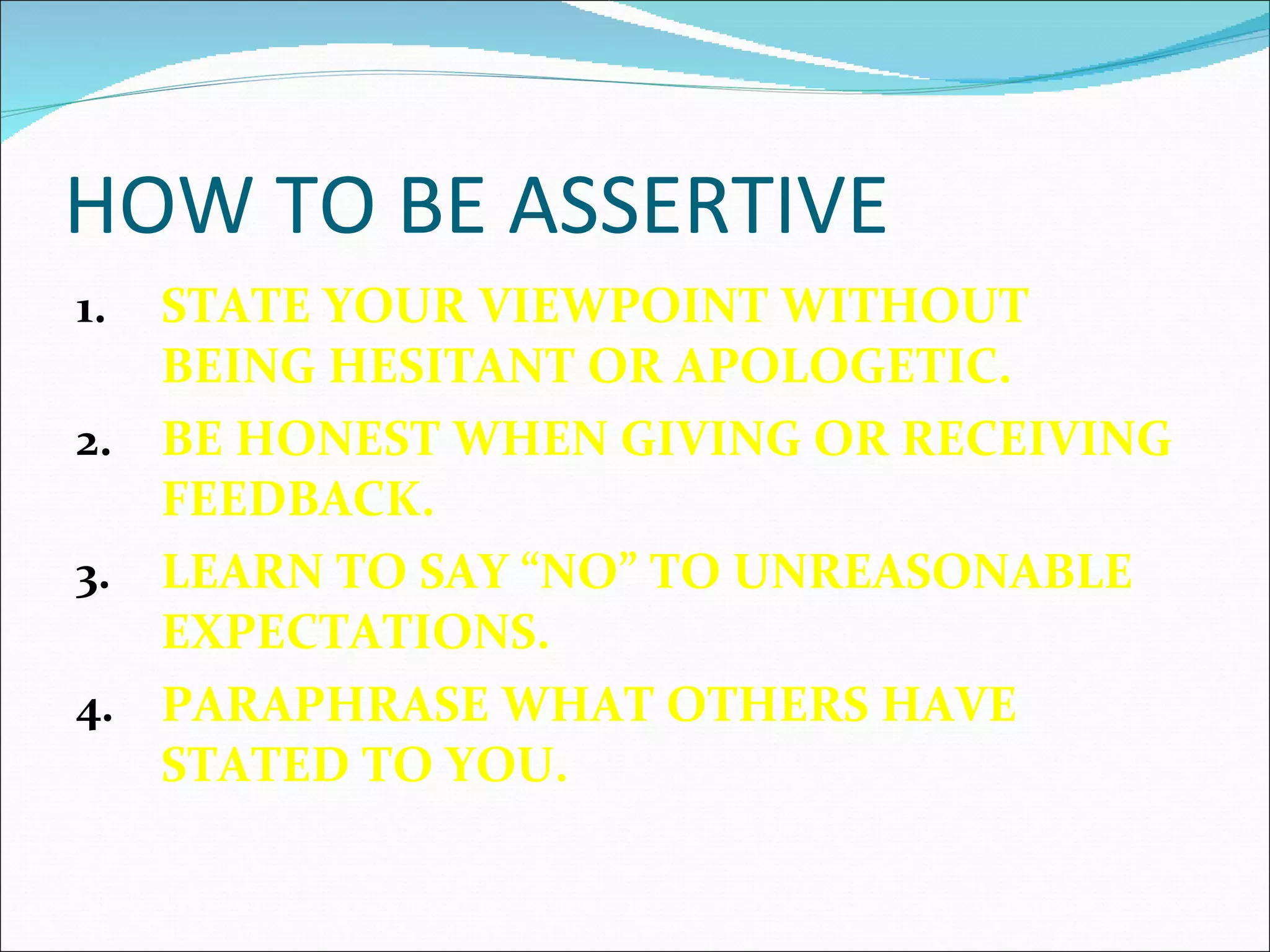 Assertiveness | PPT