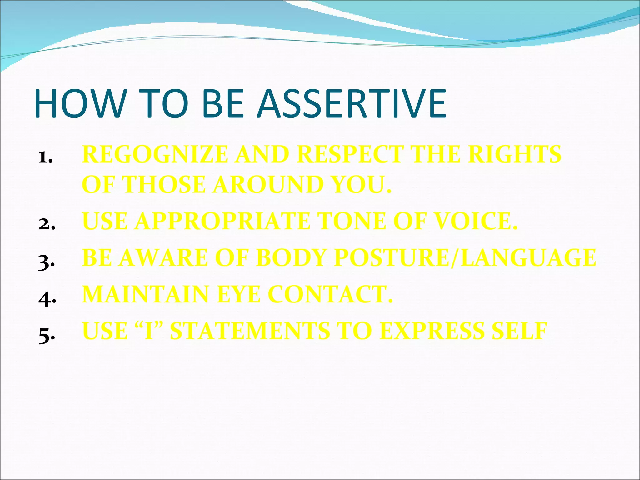 Assertiveness | PPT