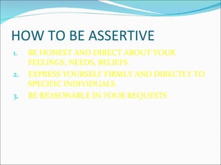 Assertiveness | PPT