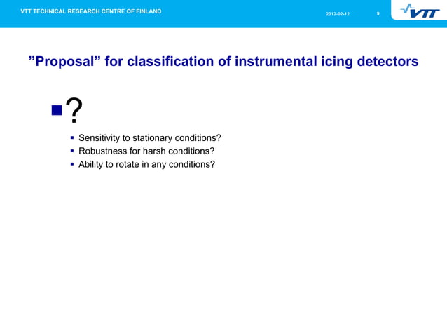 State-of-the‐art of ice detection | PPT