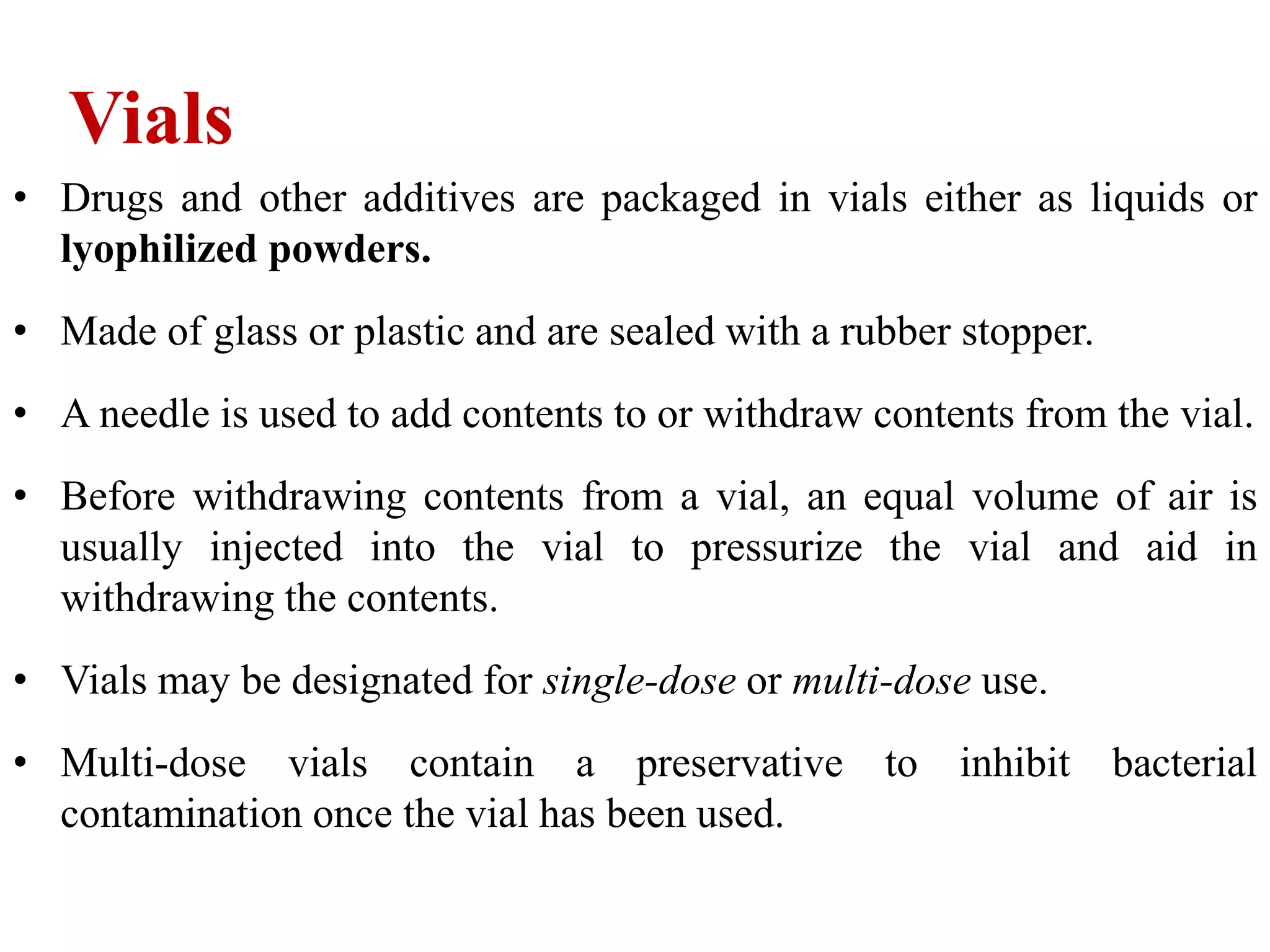 6a sterile formulations svps and lvps | PPTX