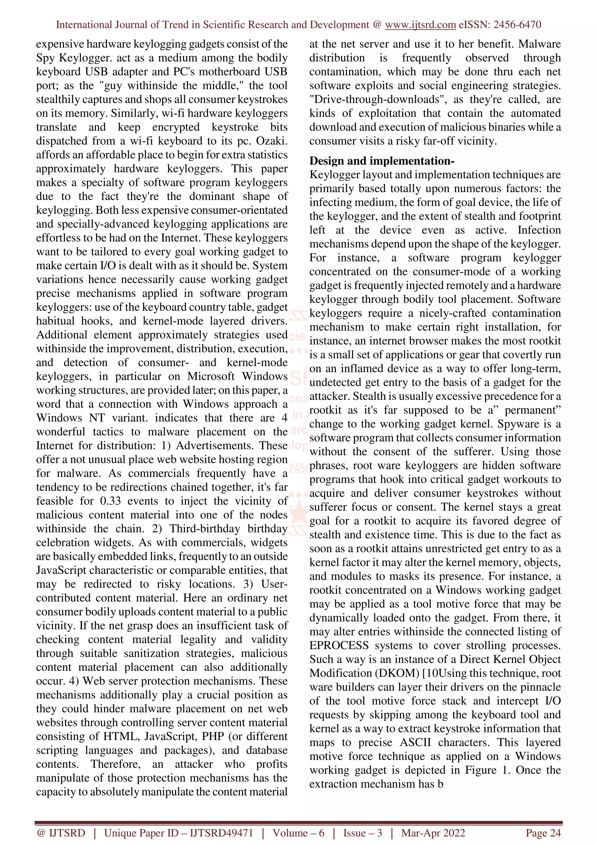 A Survey of Keylogger in Cybersecurity Education | PDF