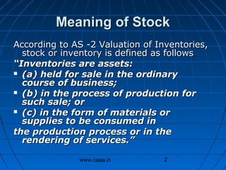 08 Stock Audit | PPT