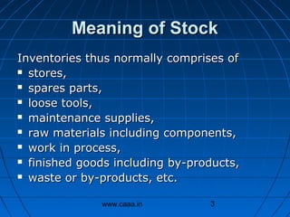 08 Stock Audit | PPT