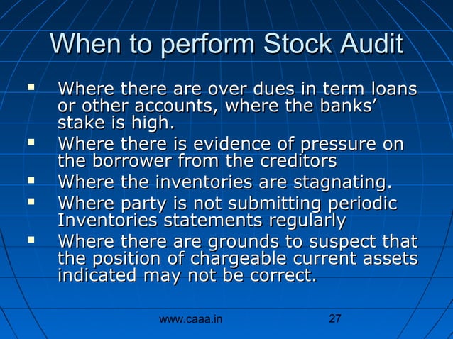 08 Stock Audit | PPT