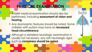 autism spectrum presentation in psychopathology | PPTX