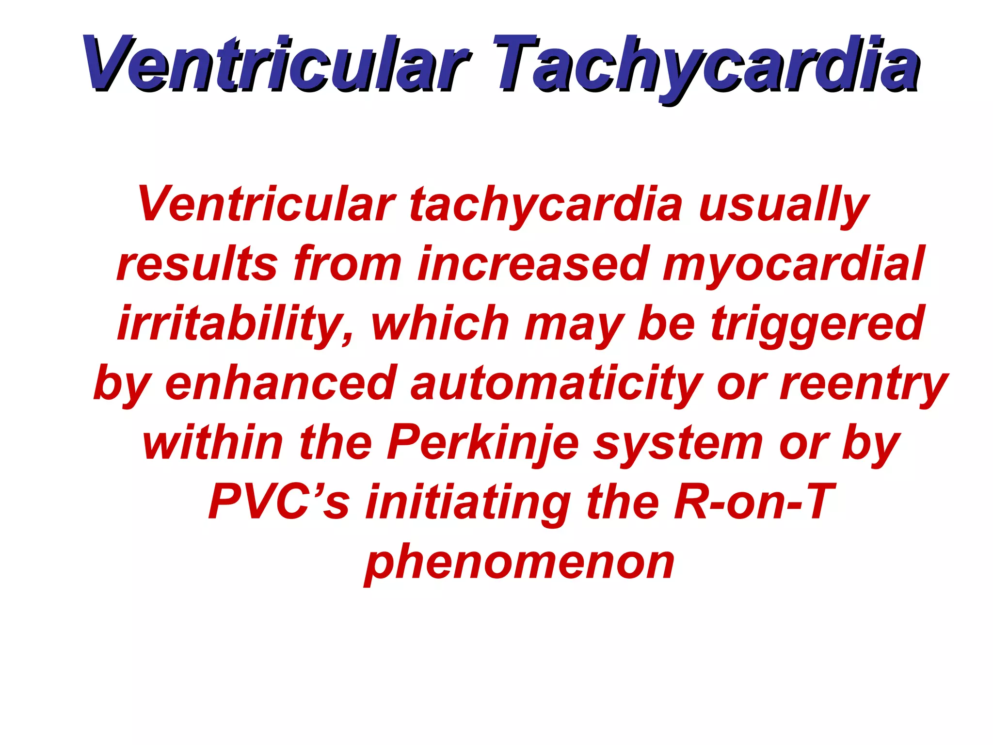 Ventricular Rhythms - BMH/Tele | PPT