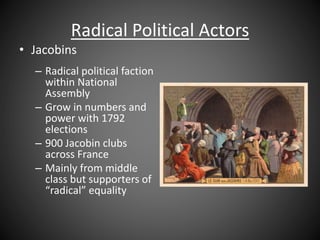French Revolution - Radical stage & reaction | PPT