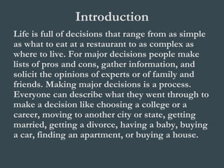 6b. Making Major Decisions - Discussing Life Changes | PPT