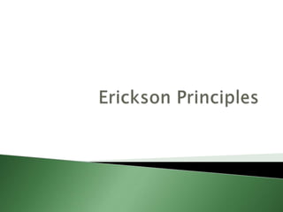 Milton Ericson Language | PPTX