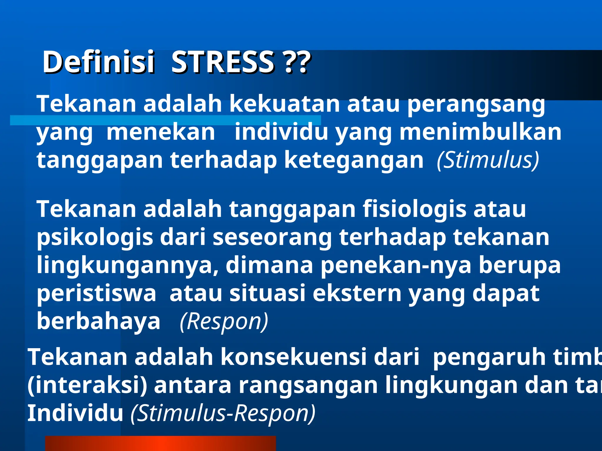 Cara Mengatasi Stress Kerja_Pelatihan *MANAJEMEN SDM Rumah Sakit*.ppt