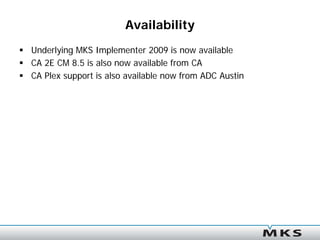CA 2E CM Whats New In 8.5 | PDF