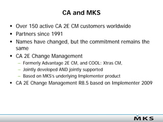 CA 2E CM Whats New In 8.5 | PDF