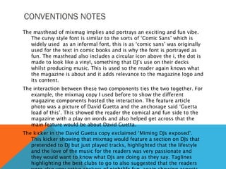 6 b magazine conventions (cole robinson) | PPT