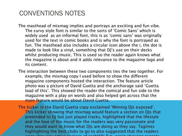 6 b magazine conventions (cole robinson) | PPT