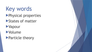 6B - Review - States of matter . water cycle.pptx