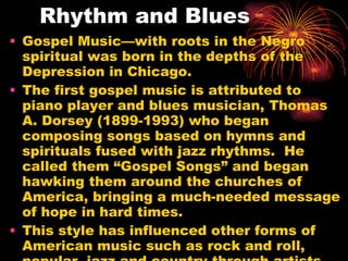 6 B. Rhythm And Blues Gospel | PPT