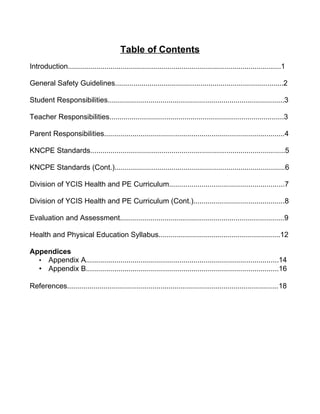 Elementary Physical Education Curriculum Guide | PDF | Fitness and ...