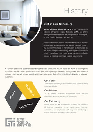GTI - Company Profile | PDF