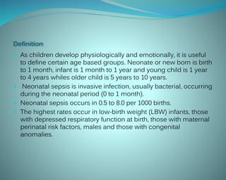 Neonatal Sepsis 2 | PPTX | Pregnancy | Reproductive Health