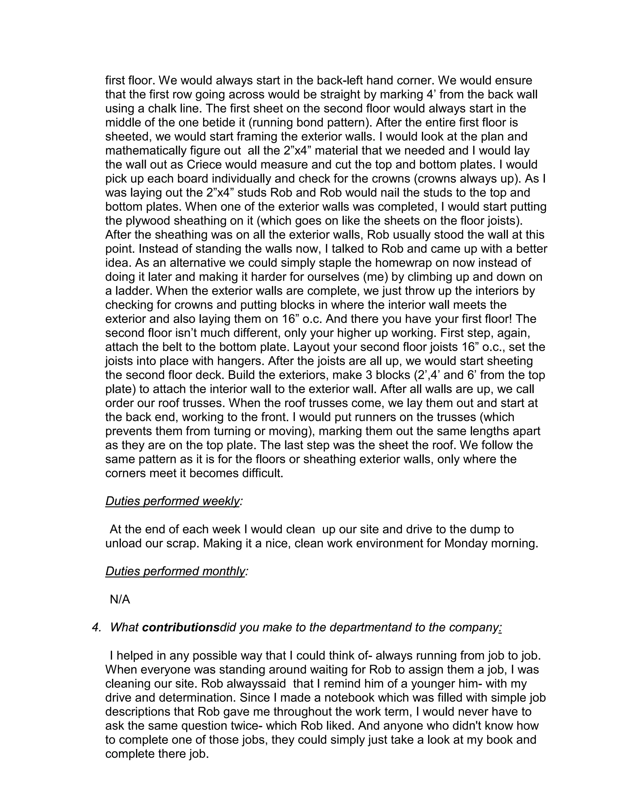 CO_OP WORK REPORT SUMMER 12 | PDF