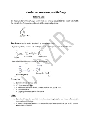 Introduction to common essential Drugs | PDF