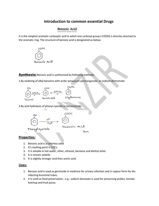 Introduction to common essential Drugs | PDF