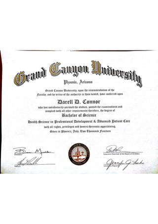 GCU Diploma | PDF