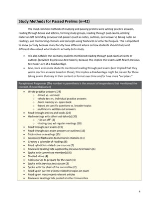 SocGradPrelimExperiencesSurveyReport | PDF | Postgraduate Education | College Education