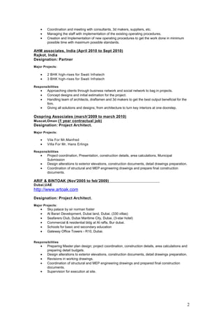 Resume- architect krunal shah | PDF