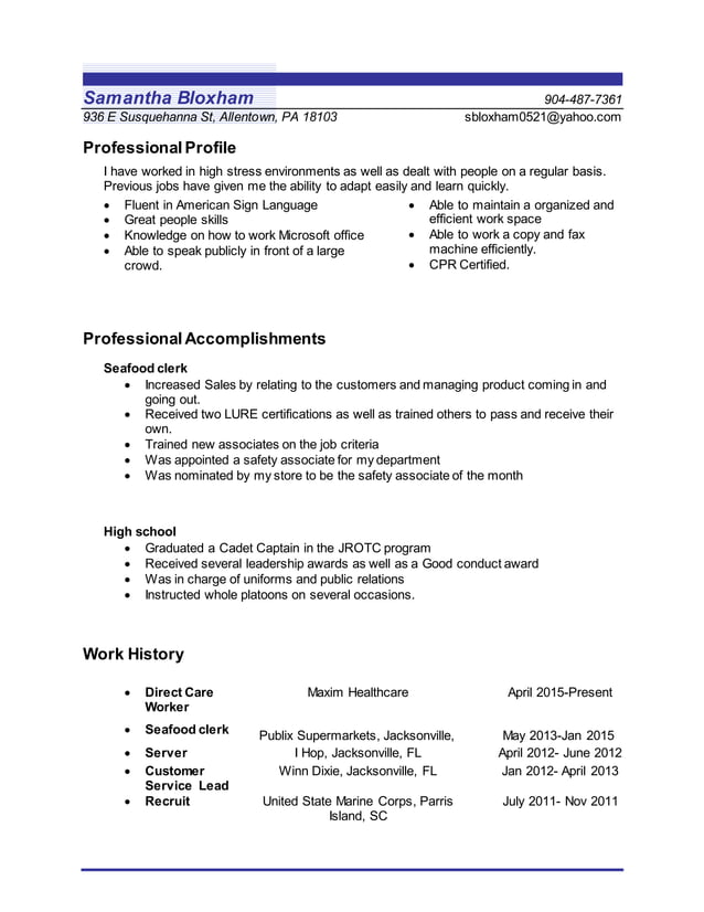 Sam resume 2 | PDF