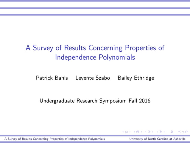 Independence_Polynomials | PPT