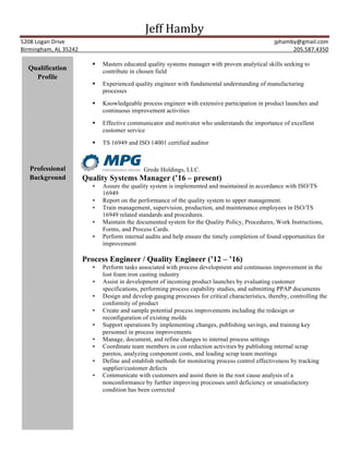 Jeff's Resume | PDF