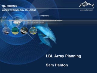 LBL Array Planning | PPTX