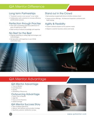 QA Mentor Brochure | PDF