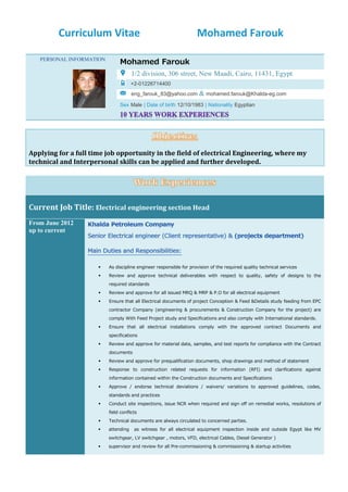 PERSONAL INFORMATION | PDF