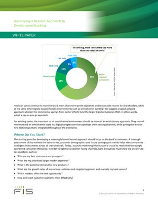 Realistic Approach to Omnichannel Banking | PDF