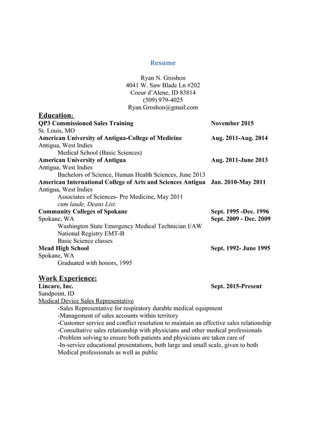 Resume_Dec 2015 | PDF