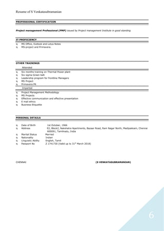 Resume to be printed | PDF