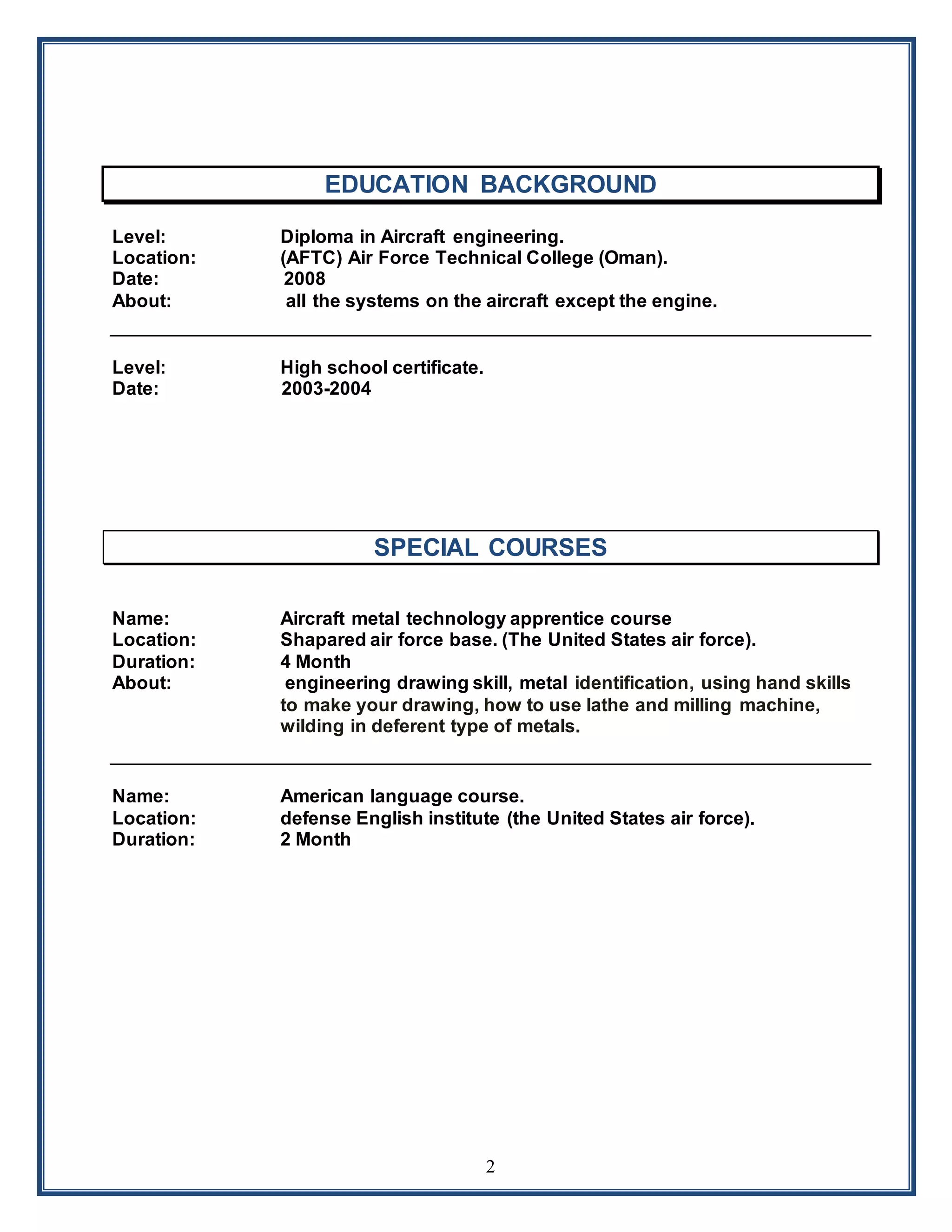 Hatim CV | DOCX