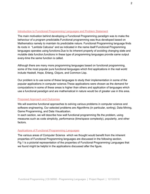 Programming Languages - Functional Programming Paper | PDF