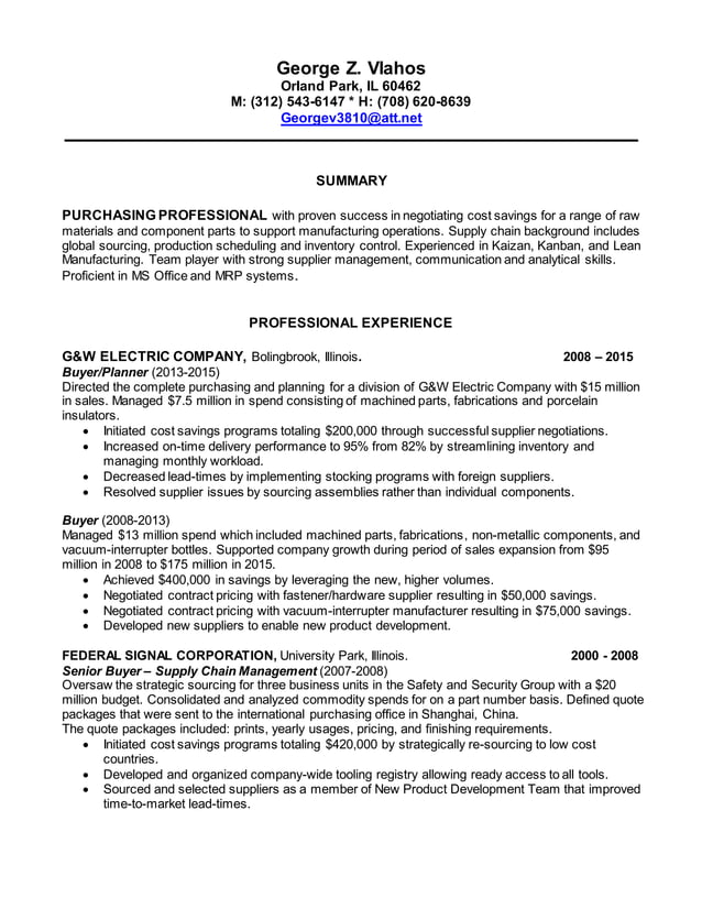 George Z. Vlahos LL Resume. | PDF