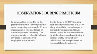 Practicum Presentation | PPTX