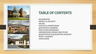 Practicum Presentation | PPTX